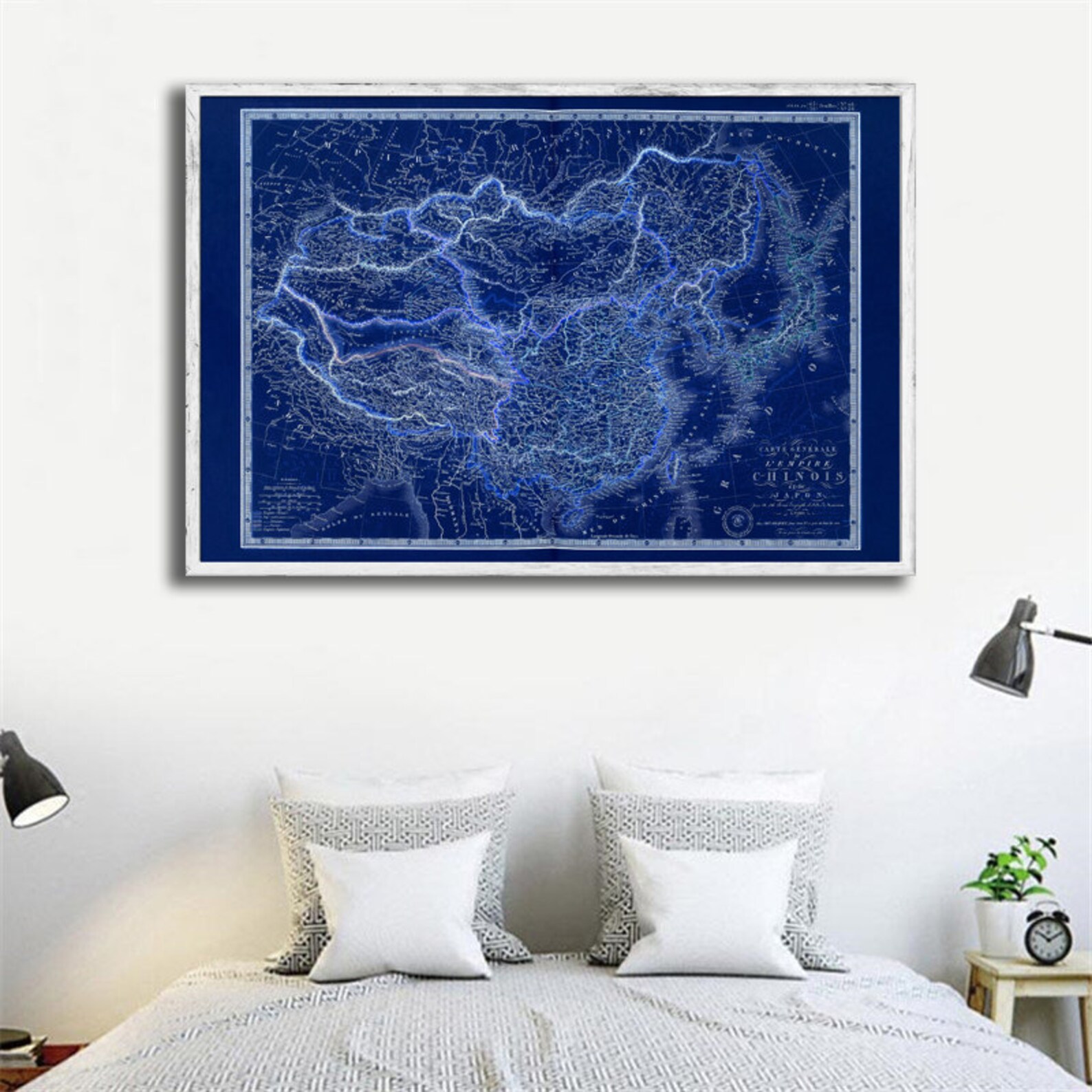 1836 Chinese Empire and Japan Map Vintage China Map Reprint - Etsy