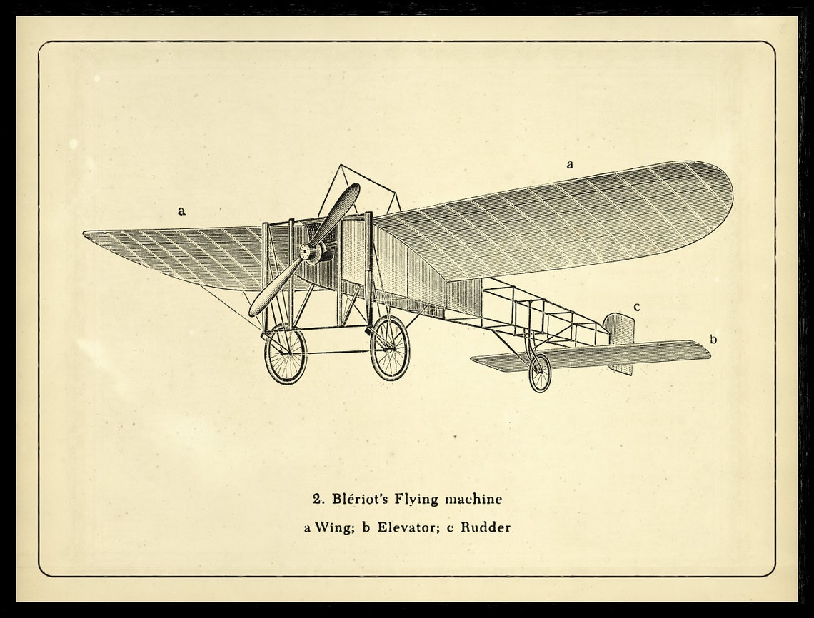 1910 Airplanes Reprint set. classic airplane art Kids' | Etsy