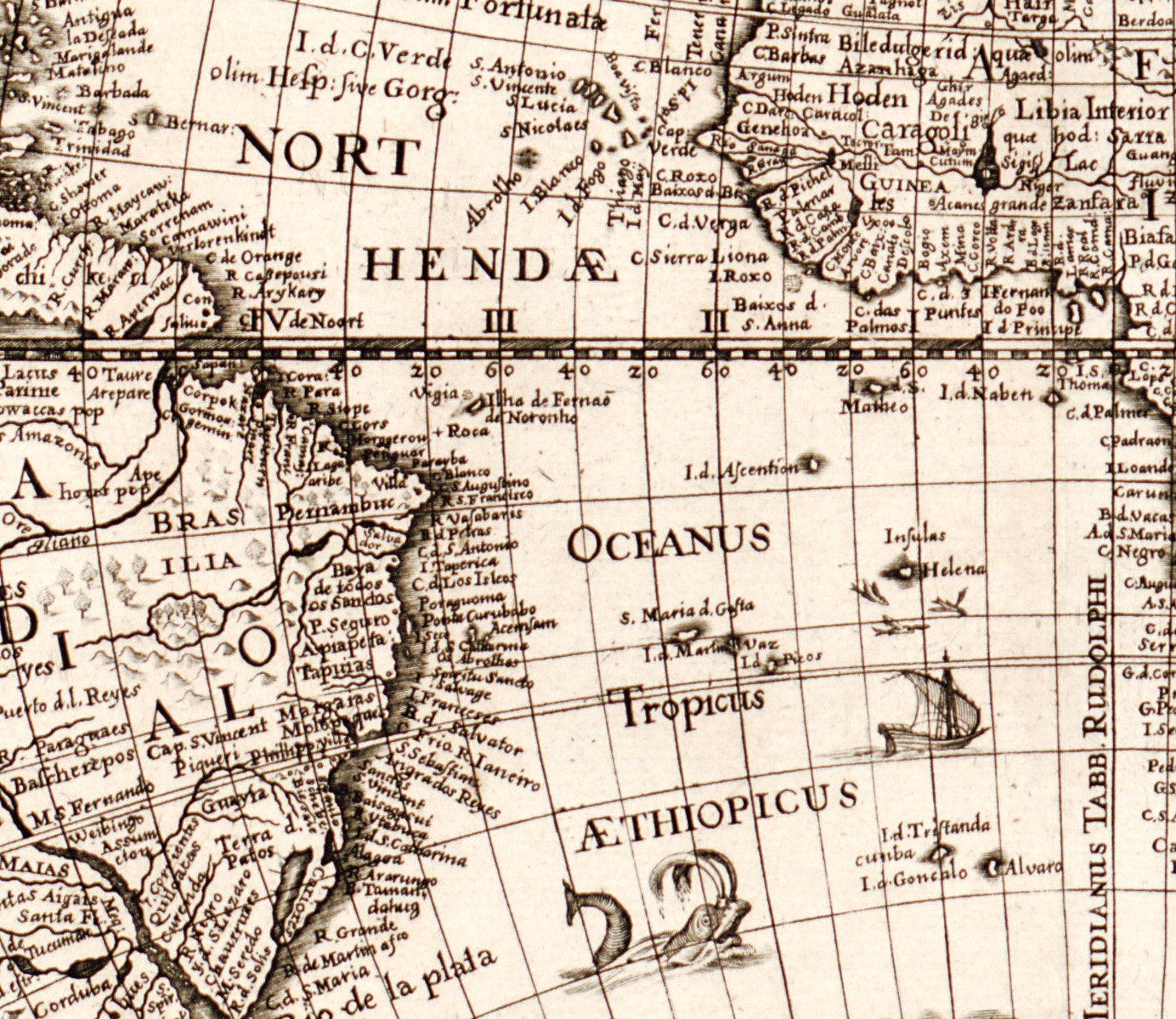 1630 Old World Map Reprint, Historical Map of the World - 3 Large/xl ...