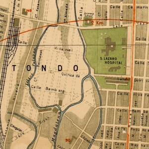 1920 Manila Map Reprint, Vintage Manila (philippines) Map Reprint - 3 ...