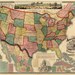 1875 US Railroad Map Reprint Vintage USA Map Reprint 4 - Etsy