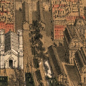 1877 Boston Panorama Map Reprint - Boston Home Decor - 4 Large/xl Sizes ...