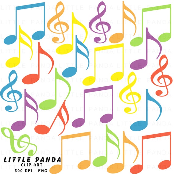 Music Notes Digital Clip Art Personal and Commercial Use - Etsy