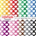 Hearts Digital Paper, Valentine's Day Scrapbook Paper, Hearts ...