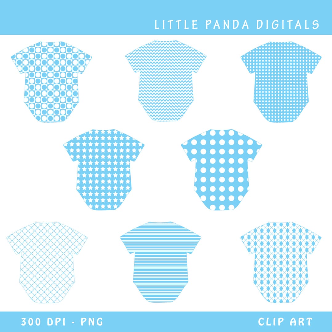 Baby Boy Digital Clip Art - Personal and Commercial Use - Instant ...