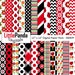 Snowman Digital Paper, Snowflake Patterns, Plaid, Winter, Holiday ...