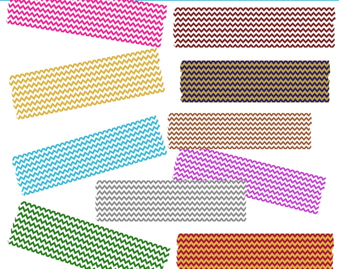Digital Washi Tape Clipart Graphics Instant Download Commercial Use ...