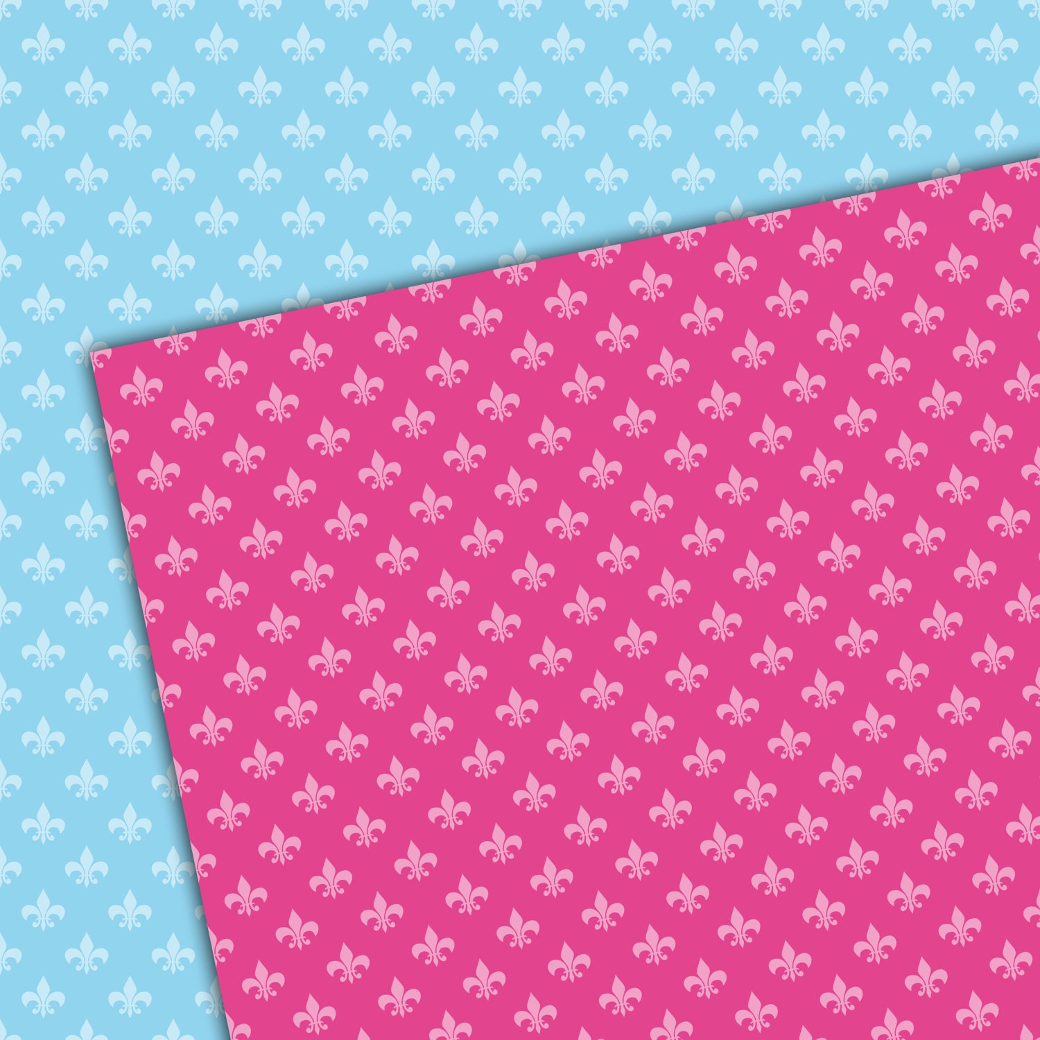 Fleur De Lis Digital Paper, Scrapbook Papers, Wallpaper, Background ...