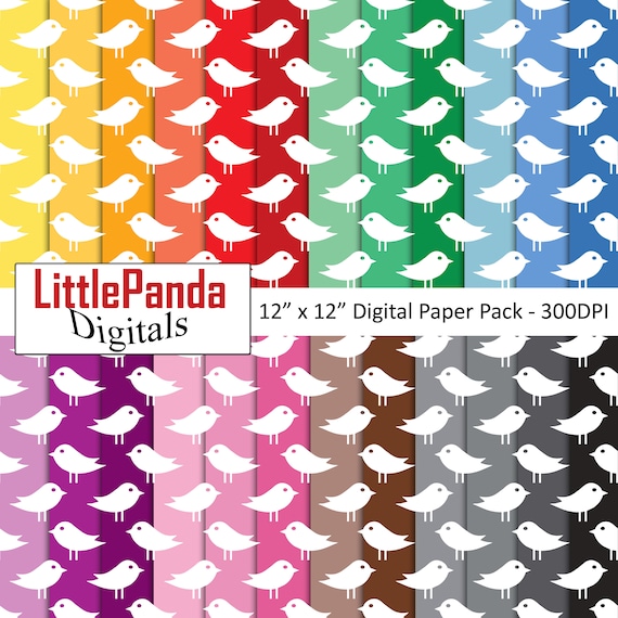 Scrapbook Bird Template