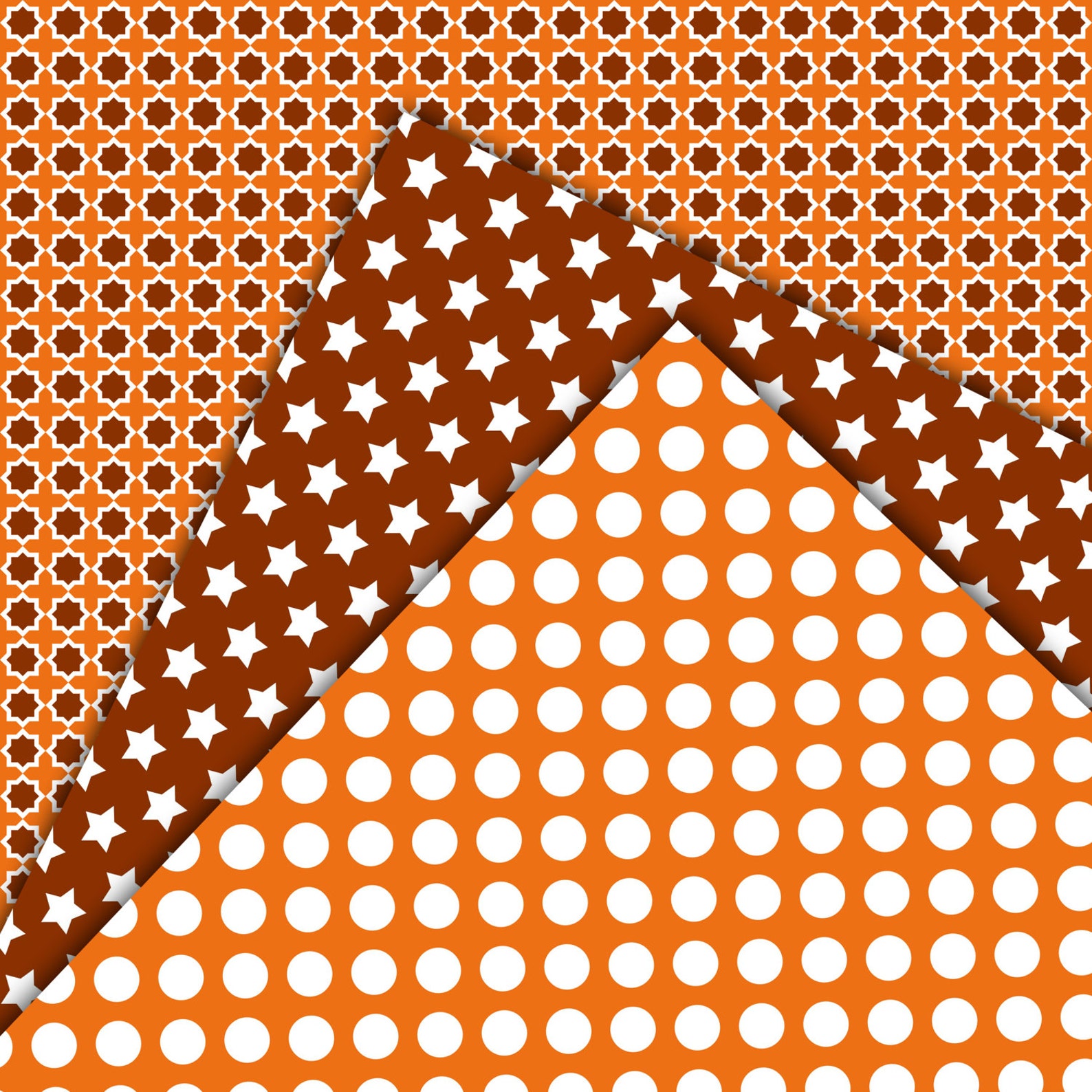 Orange Digital Paper Scrapbook Papers Wallpaper Background - Etsy