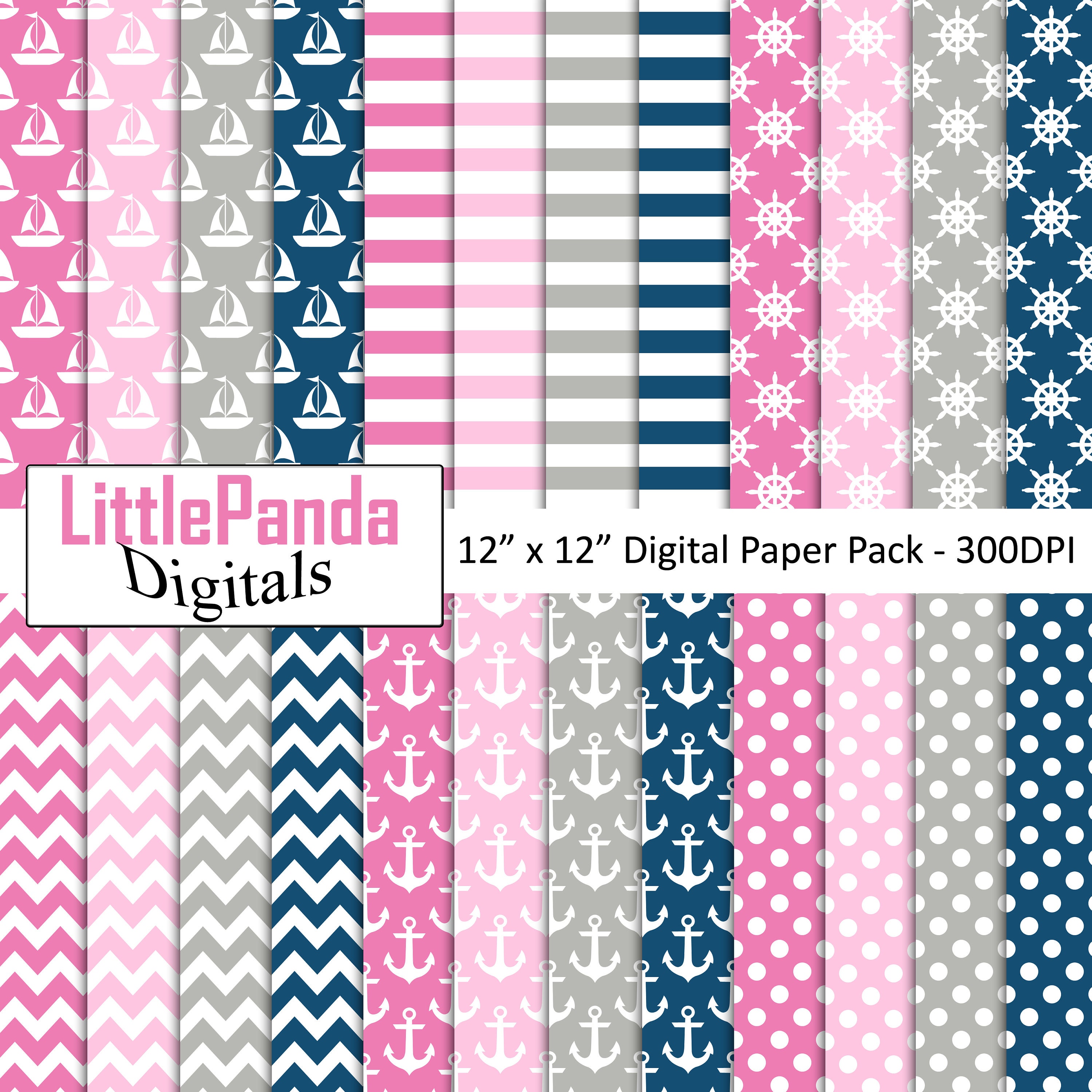 Chevron Anchor Background