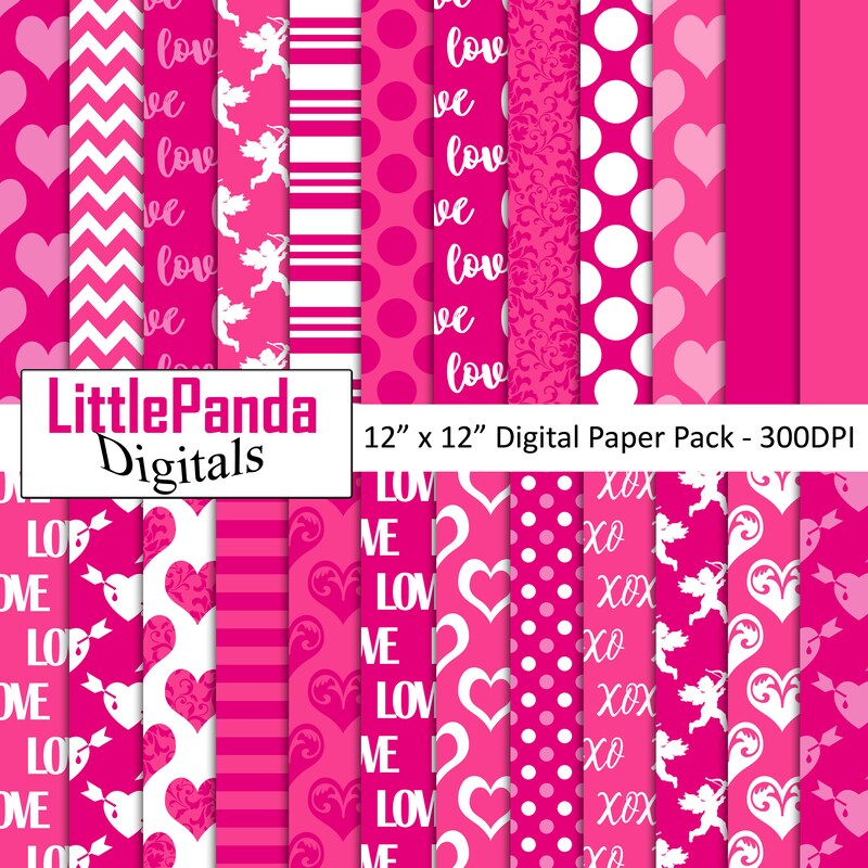 Valentines Pattern - Etsy