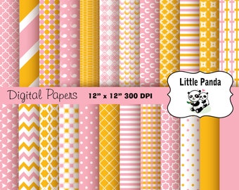 Stacked Dots Digital Scrapbook Paper Pack - Etsy