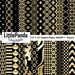 Safari Digital Paper, Animal Skin, Jungle Scrapbook Papers, Wild Animal ...