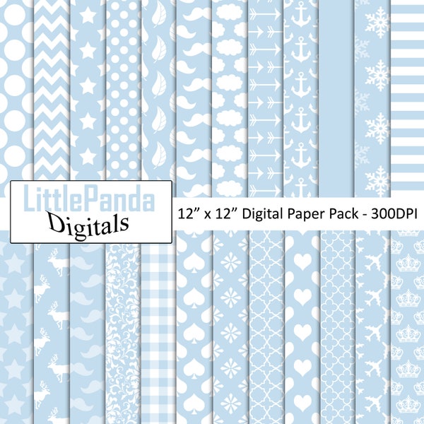 Baby Digital Paper - Etsy