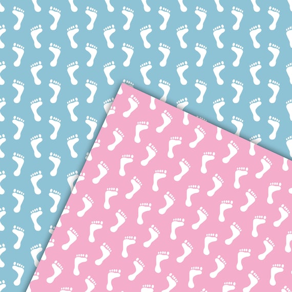 Pink Baby Feet Background