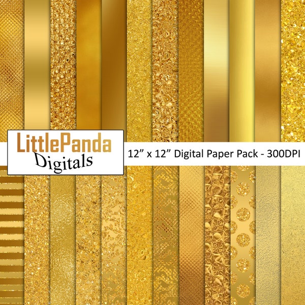 Metallic Gold Paper - Etsy