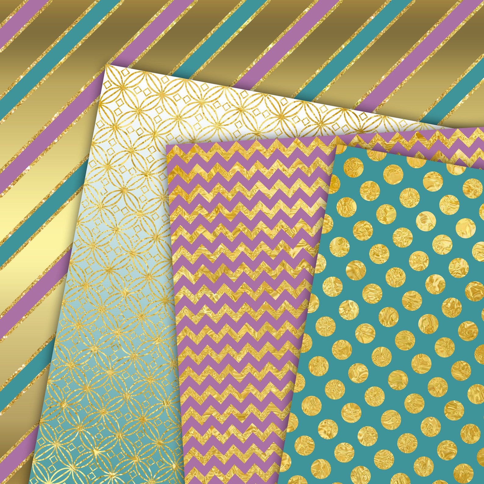 Princess Digital Paper Princess Scrapbook Papers Commercial | Etsy