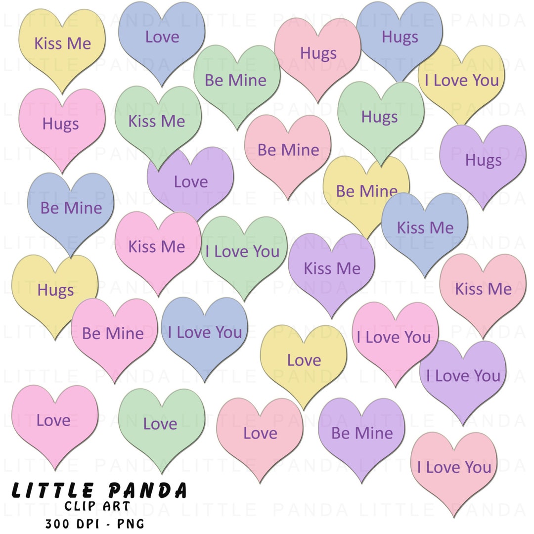 Valentine Hearts Digital Clip Art - Personal and Commercial Use ...