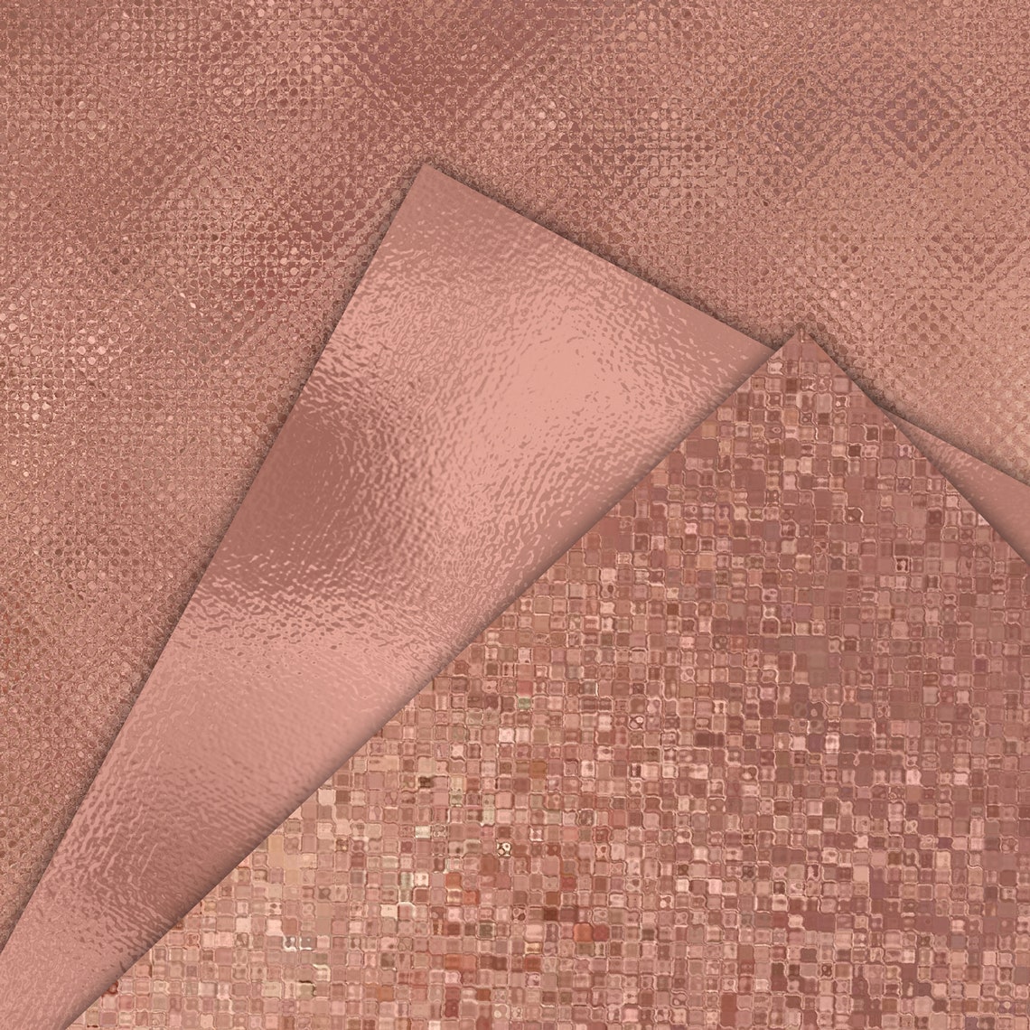 Rose Gold Digital Paper, Scrapbook Paper, Blush Pink, Rose Sparkle ...
