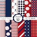 Minnie Mouse Digital Paper, Scrapbook Papers, Commercial Use ...