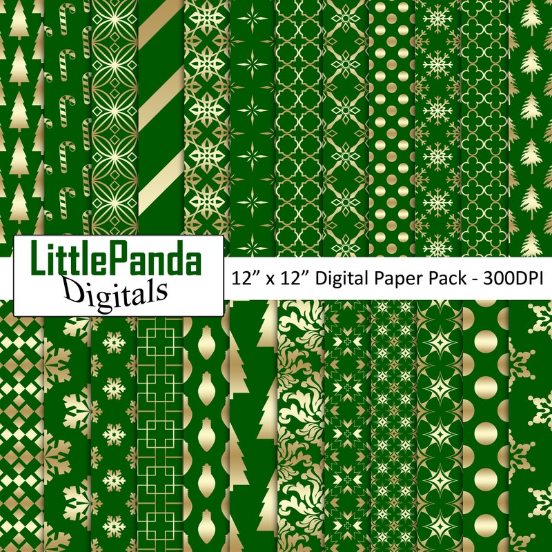 Gold Digital Papers - Etsy
