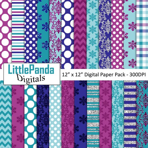 Princess Digital Paper Apple Scrapbook Papers Commercial - Etsy