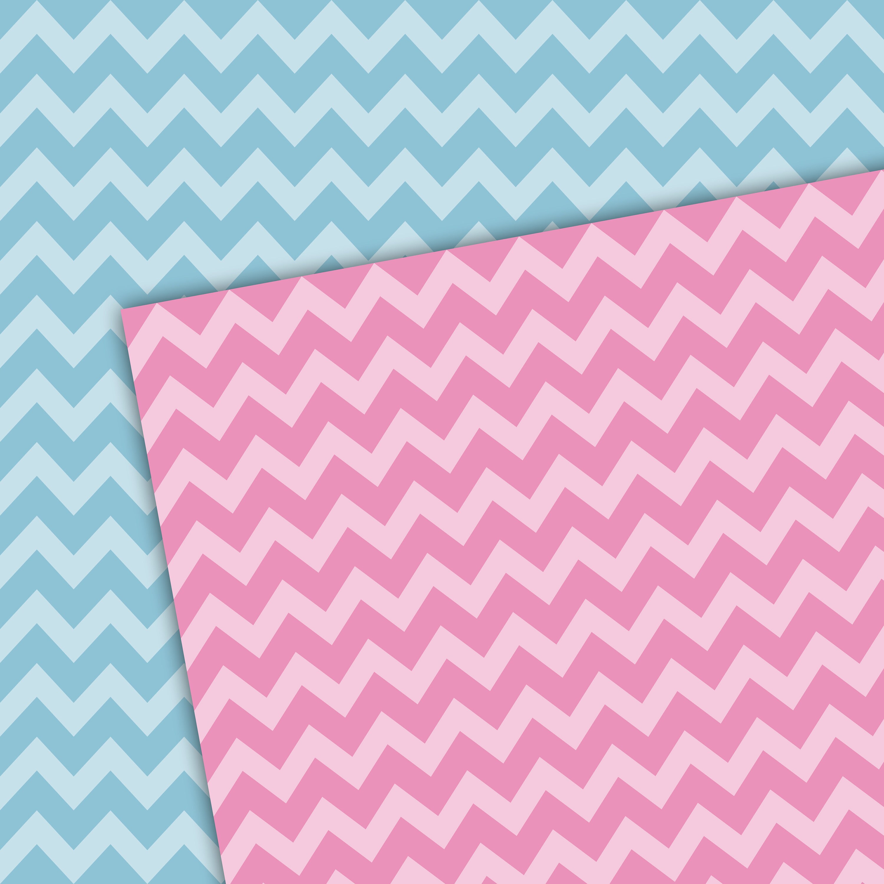 Chevron Digital Paper, Chevron Background, Chevron Patter, Paper Crafts ...