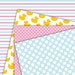 Rubber Duck Digital Paper, Baby Shower, Baptism, Birthday, Scrapbooking ...