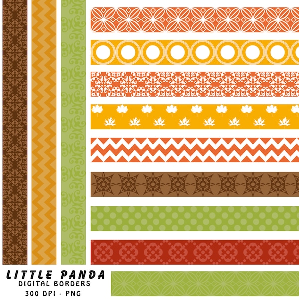 Digital Borders - Etsy