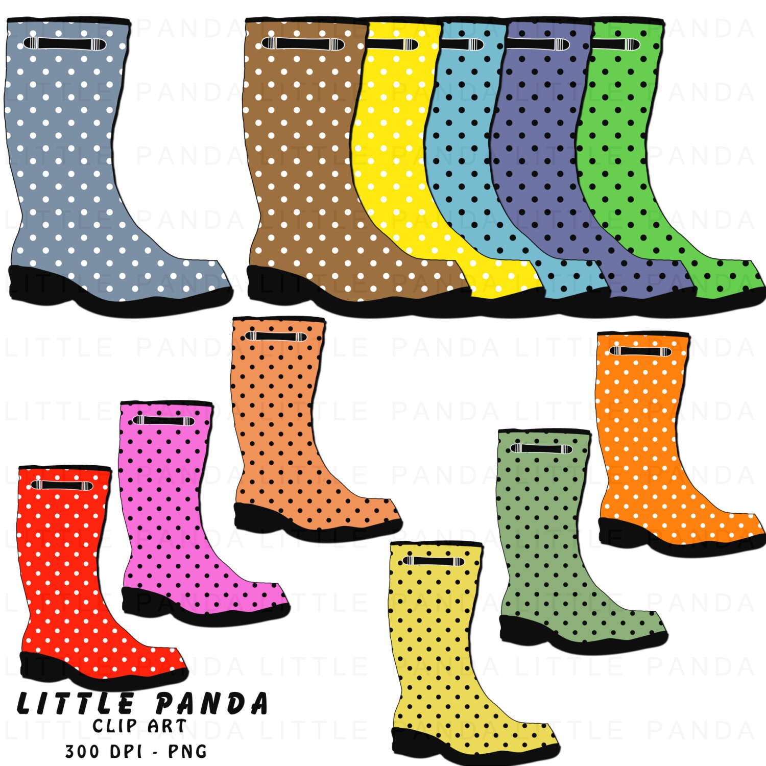 Rain Boot Clip Art