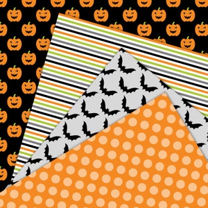Halloween Digital Paper, Halloween Backgrounds, Halloween Papers ...
