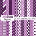 Purple Digital Paper, Scrapbook Papers, Wallpaper, Background ...