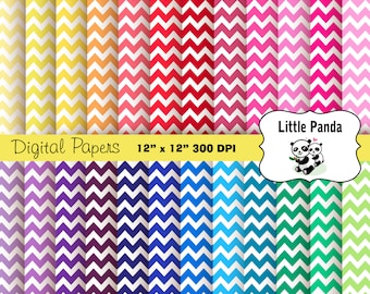 Rainbow Chevron | Etsy