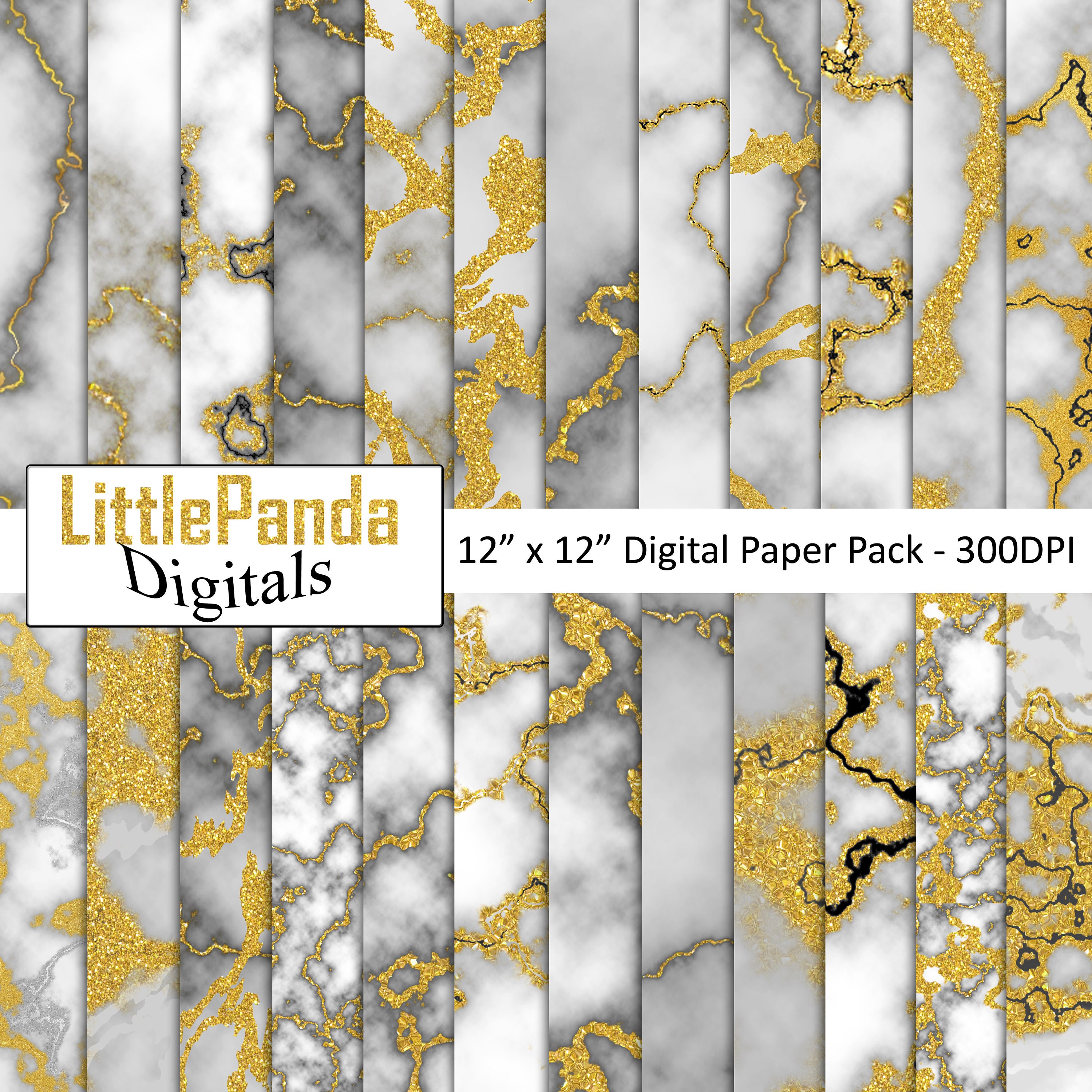 Gold Marble Digital Paper Luxury Gold Marble Texture | Etsy