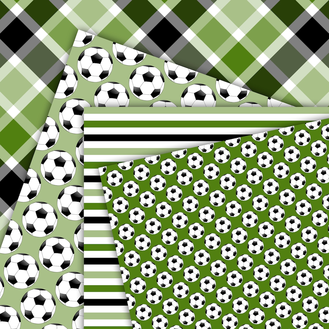 Soccer Digital Paper Soccer Backgrounds Soccer Scrapbook - Etsy