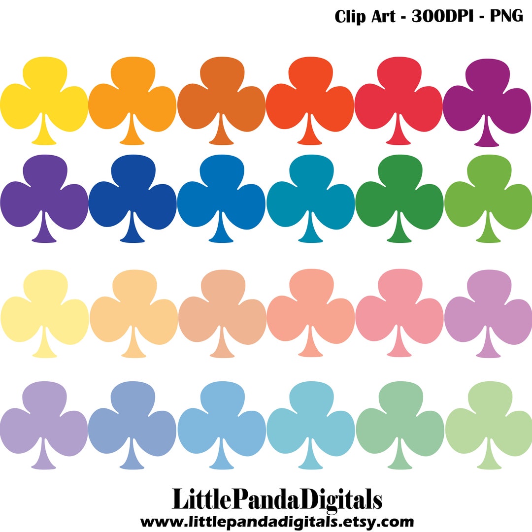 Club Clipart Planner Stickers Scrapbook Elements Png Clover Clip Art ...