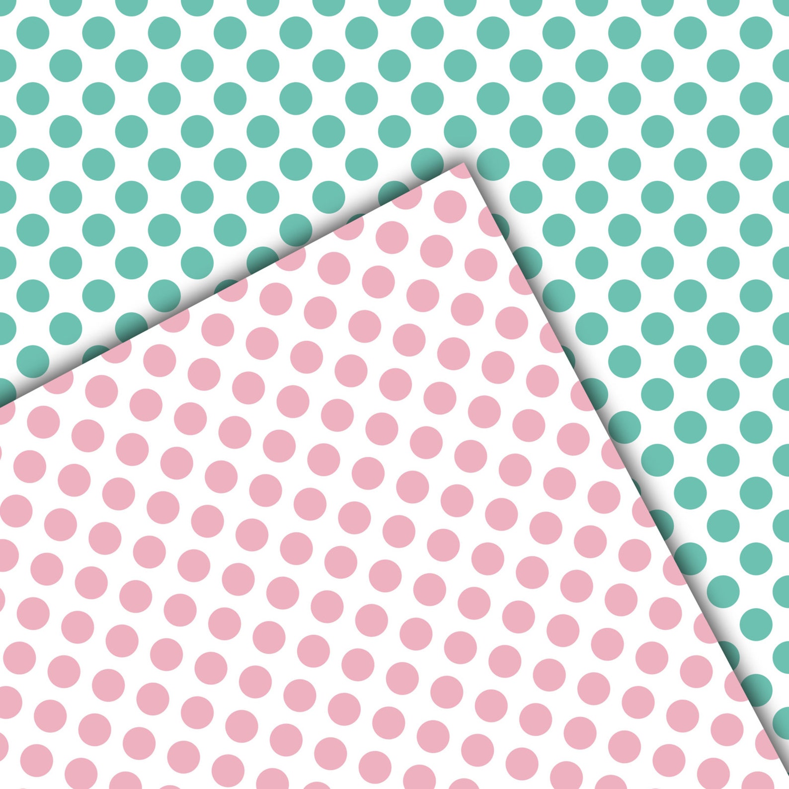 Polka Dots Digital Paper, Scrapbook Papers, Wallpaper, Background ...