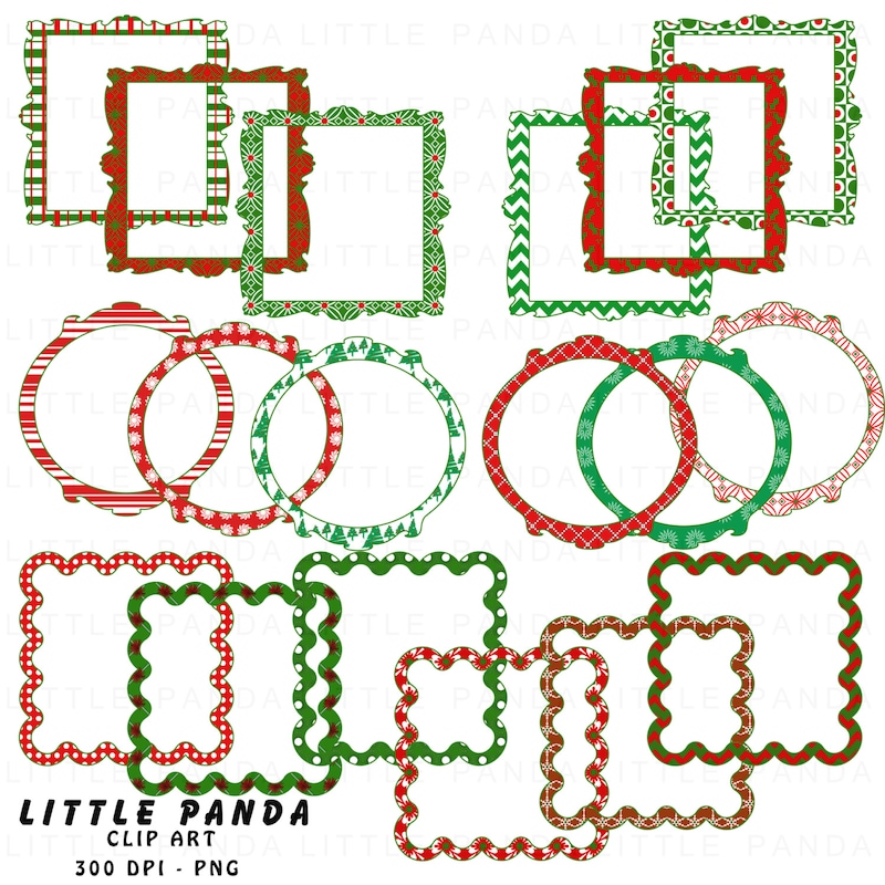 Christmas Frames - Etsy