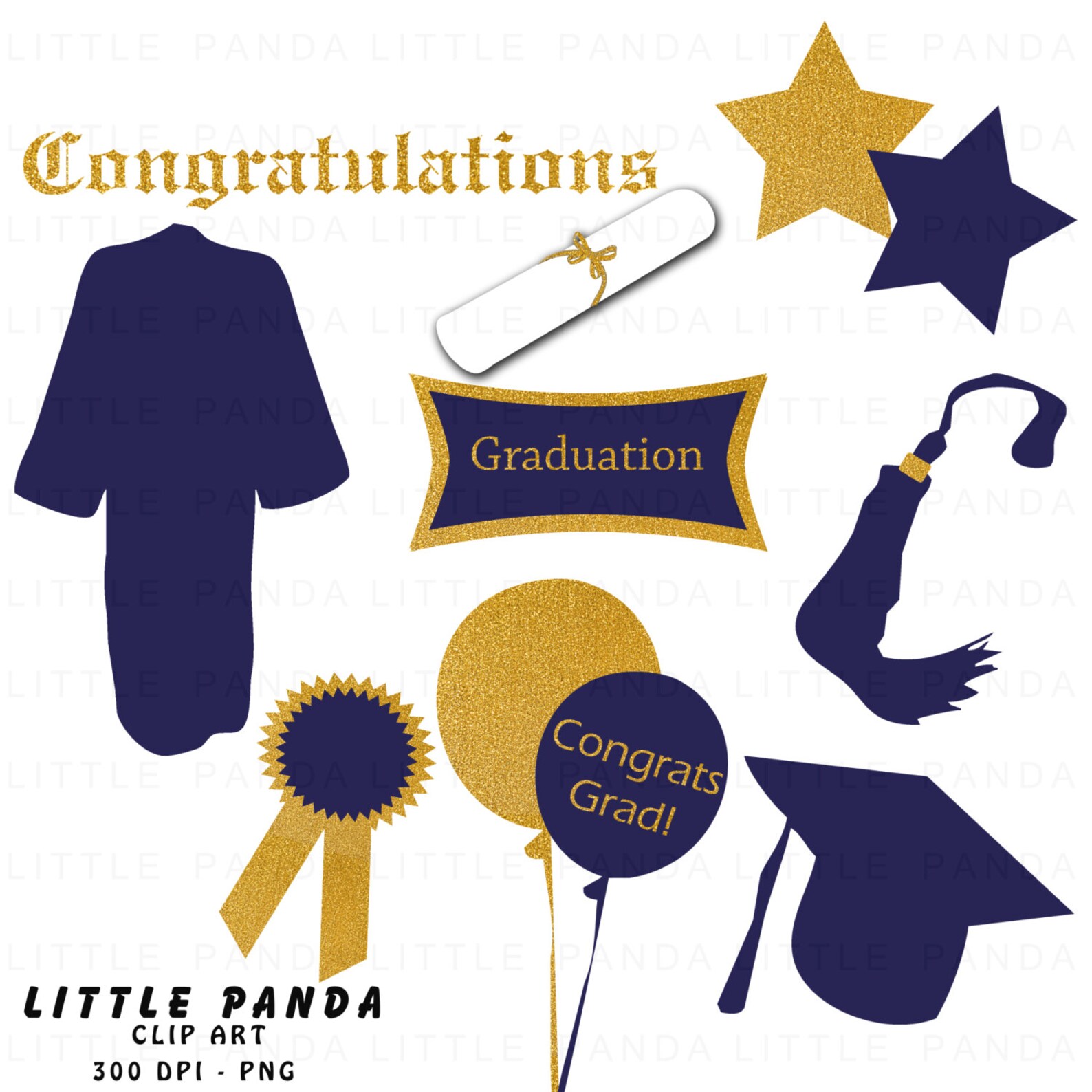 Graduation Digital Clip Art Personal and Commercial Use - Etsy
