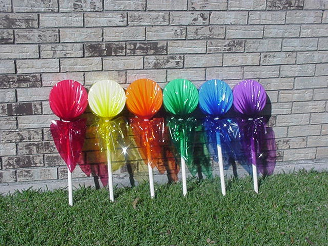 8" Lollipops Decorations - Indoor or Outdoor - Perfect for Christmas ...