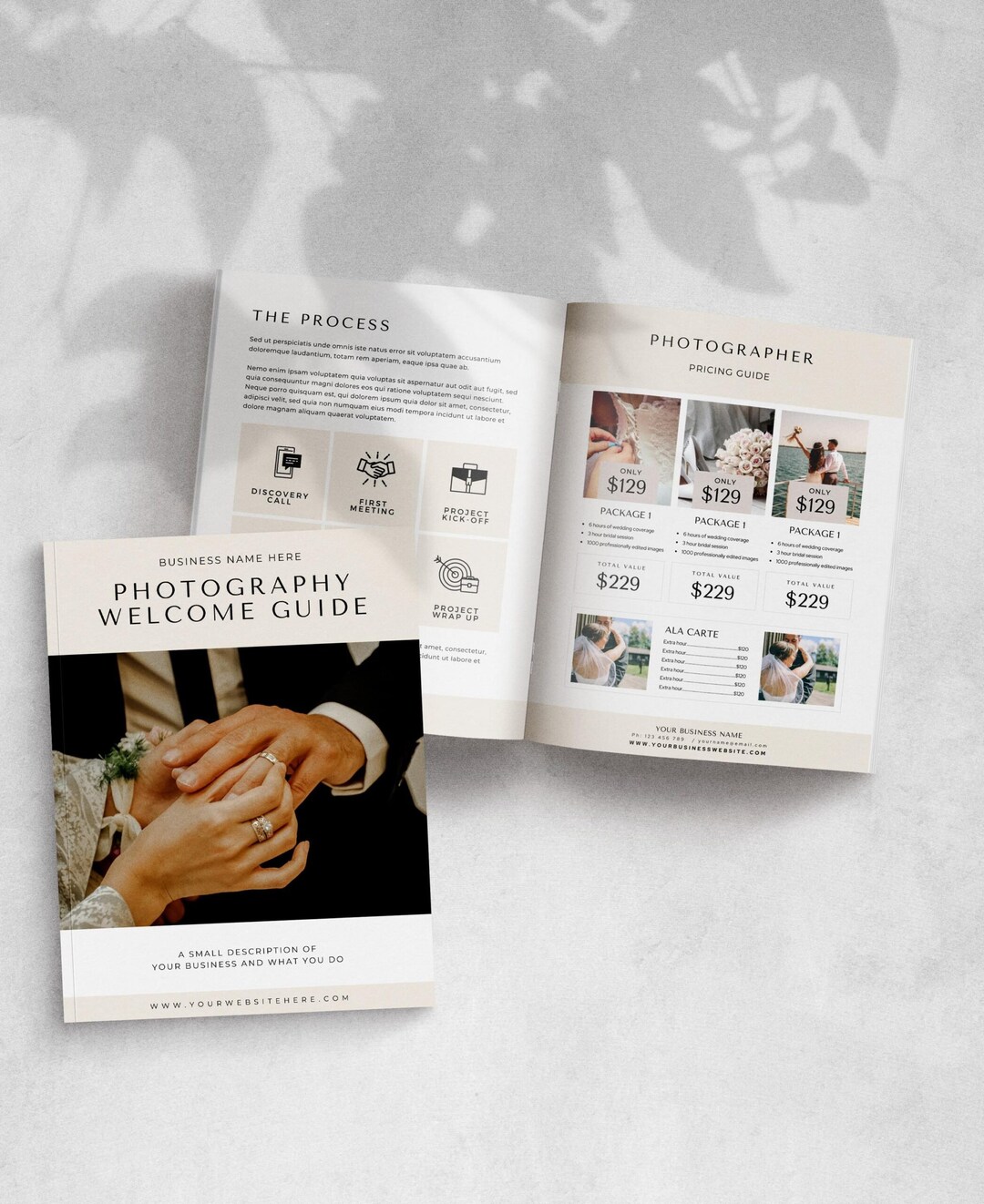 Photography Welcome Guide - Canva Template - Wedding Photography ...