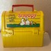 Vintage Snoopy Yellow Lunch Box - Etsy