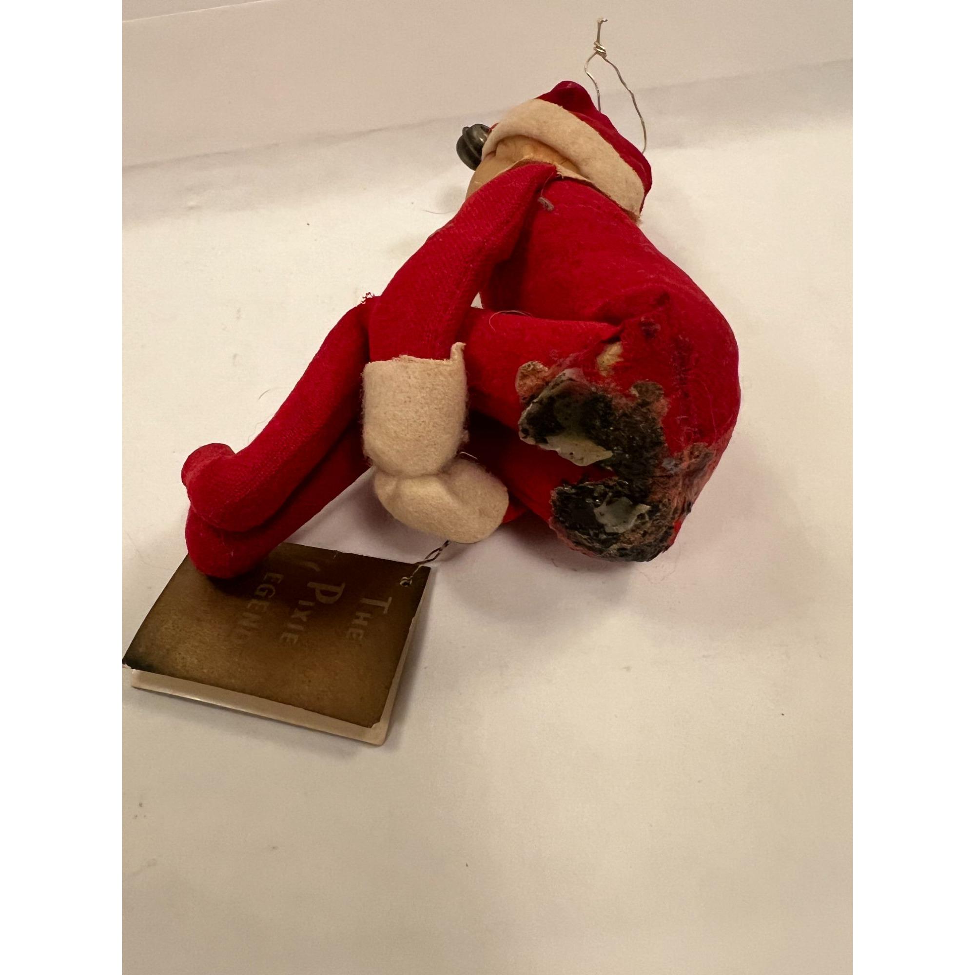 Vintage 1964 the Pixie Legend Christmas Elf Doll With Red Outfit ...