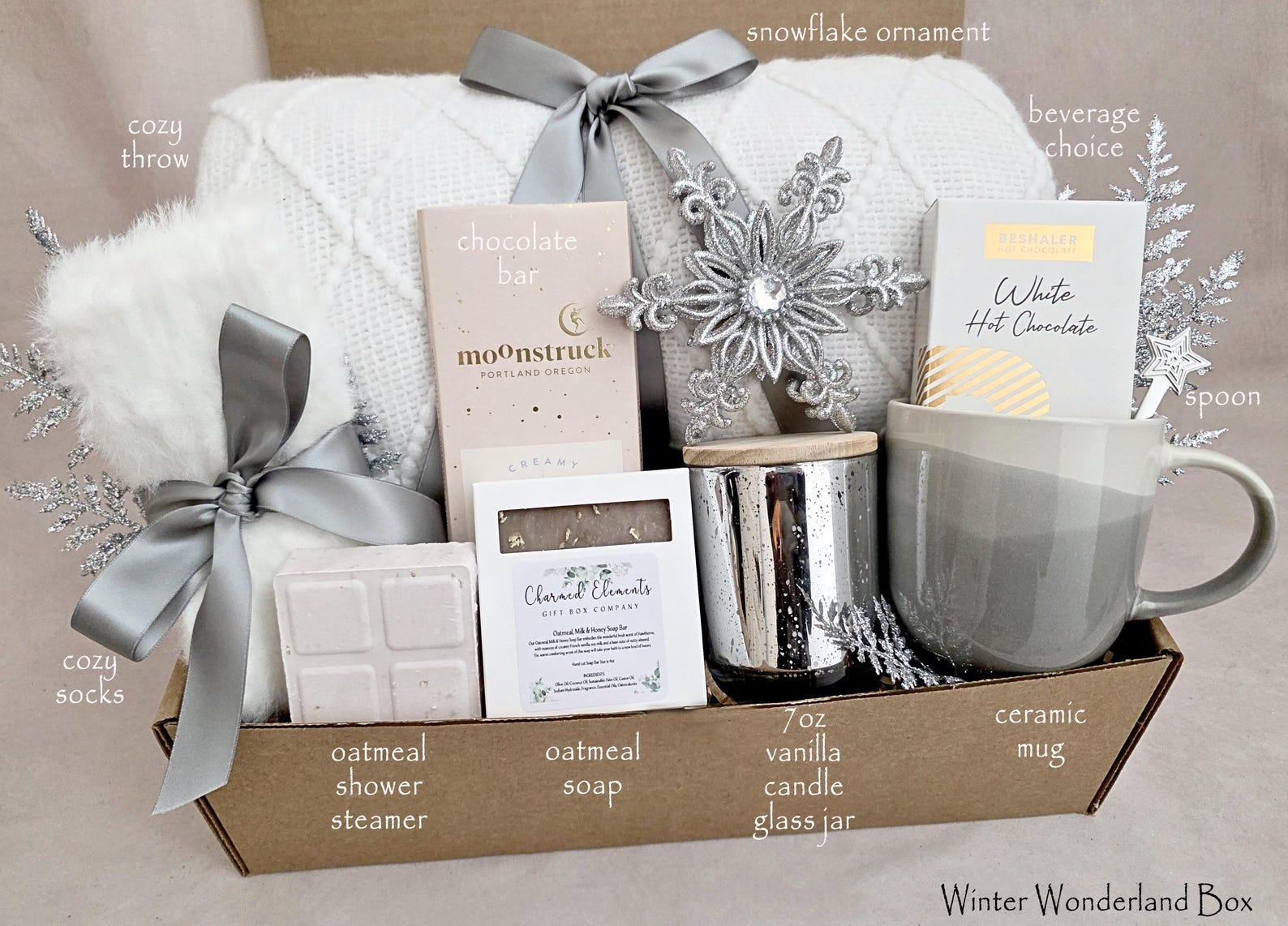 Cozy Christmas Gift Box for Women, Winter Self Care Relaxation Set - Etsy