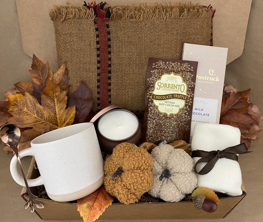 Fall Gift Box for Friends, Gift for Women, Birthday Gift for Her, Care ...