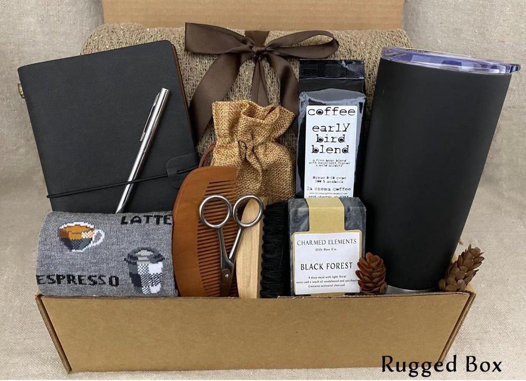 Men's Care Gift Box, Men's Self-care Box, Men Spa Gift Set, Beard Care ...