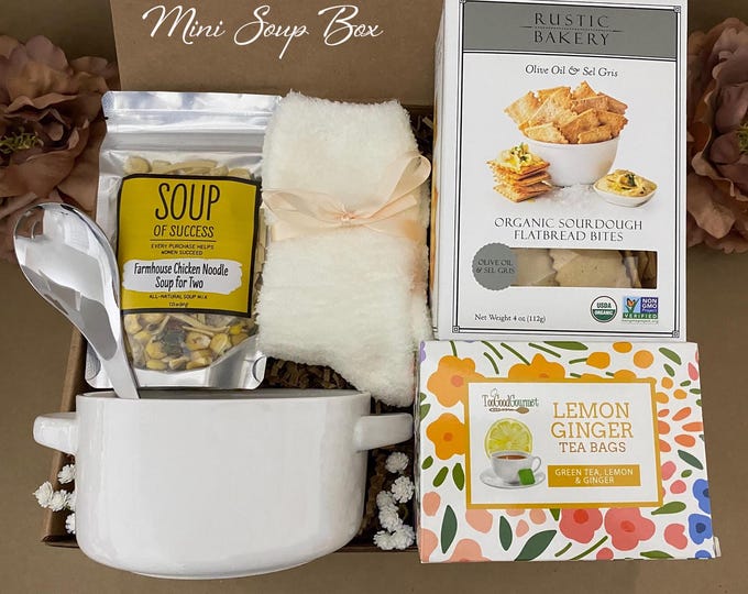 Chicken Noodle Soup Gift Box, Get Better Soon Care Package, Get Well ...