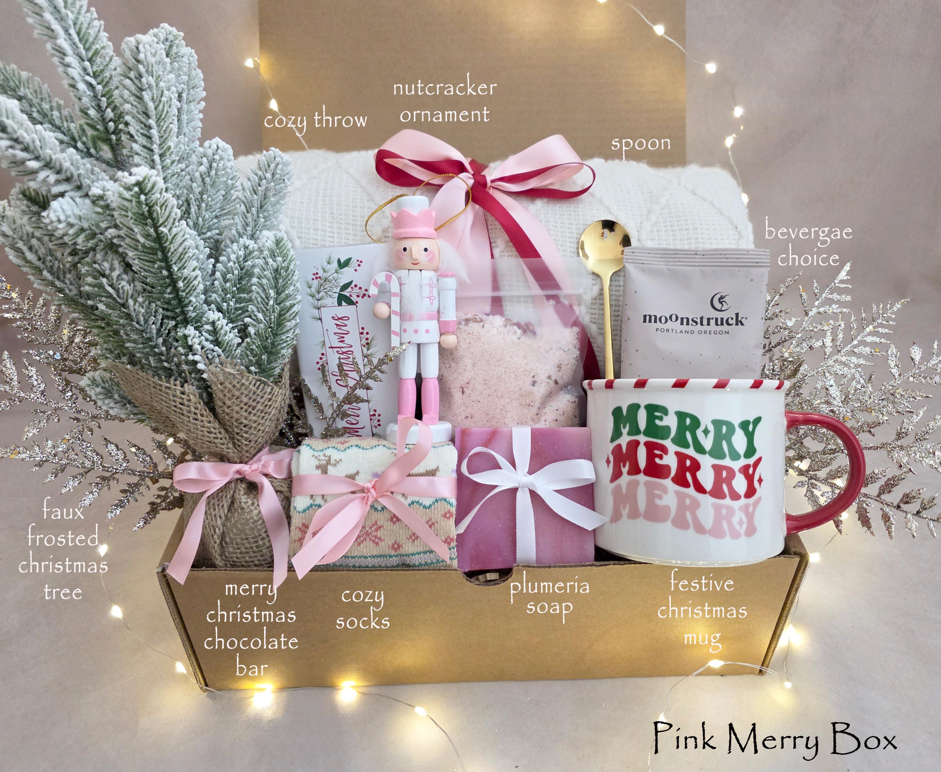 Christmas Spa Gift Box for Women, Cozy Winter Self Care Relaxation Set ...