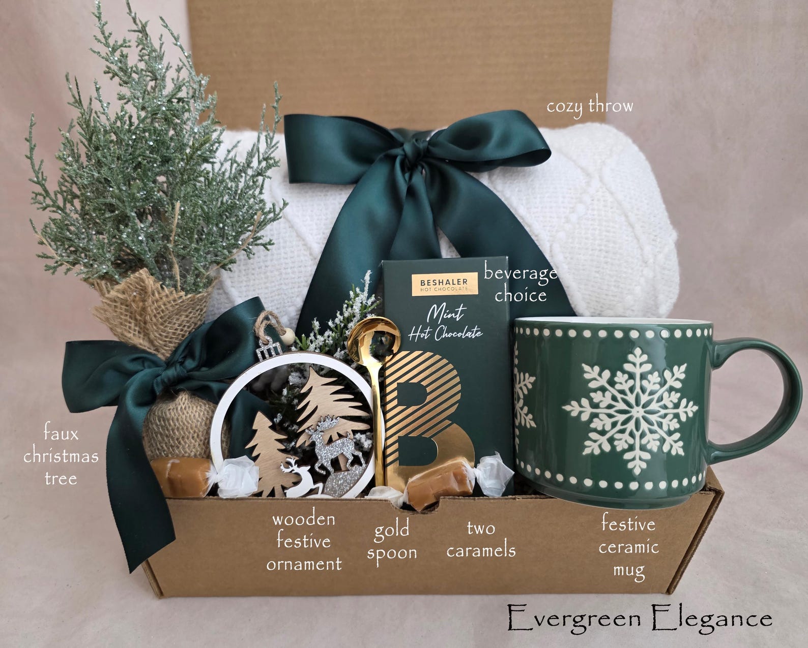 Cozy Christmas Gift Box for Women, Winter Self Care Relaxation Set - Etsy